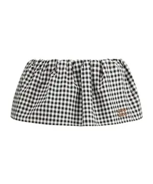 Miu Miu Checked Mini Skirt