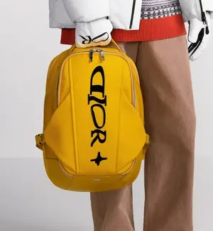 Dior Lewis Hamilton Zipped Backpack - Yellow