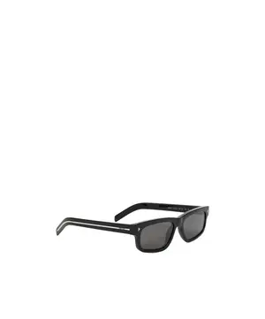 Prada Full Rim Rectangle Sunglasses - Black
