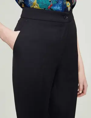 Etro Straight Leg Trousers - Black