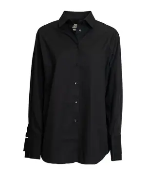 RÓHE Double-cuff Curved Hem Shirt