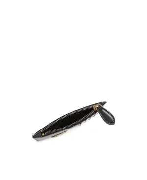 Pinko Logo Plaque Zipped Purse - Black