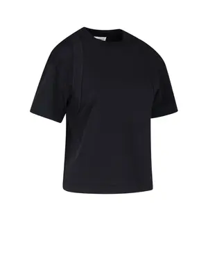 Alexander McQueen Seam-detailed Crewneck T-shirt - Black