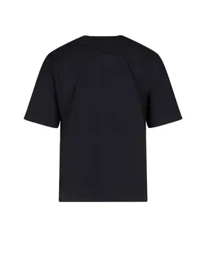 Alexander McQueen Seam-detailed Crewneck T-shirt - Black