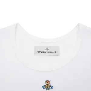 VIVIENNE WESTWOOD Ribbed Crewneck Bodysuit - White