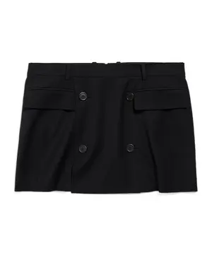 Balenciaga Tailored Mini Skirt - Black