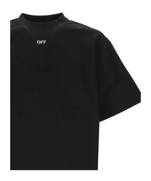 Off-White Logo Embroidered Crewneck T-shirt