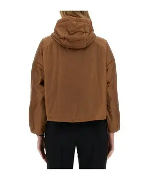 Herno Zip-up Hooded Jacket - Brown