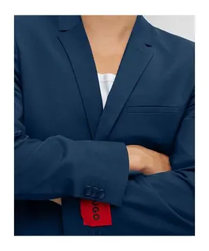 Hugo Boss Single-breasted Wool-blend Blazer