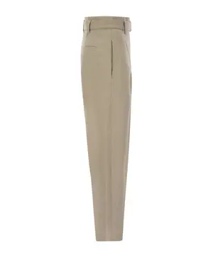 Brunello Cucinelli High-waist Belted Trousers - No