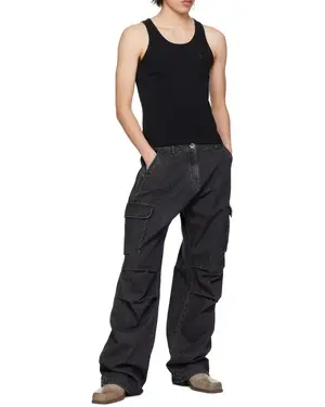 Coperni Mid-rise Wide-leg Cargo Jeans