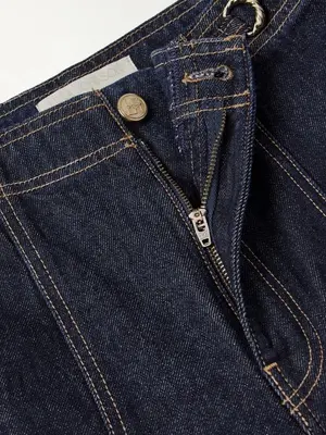 Ulla Johnson High-waisted Flared Jeans With Contrast Stitching