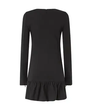 Pinko Square Neck Long Sleeve Dress