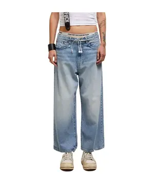 R13 High-rise Wide-leg Jeans
