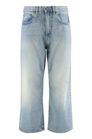 R13 High-rise Wide-leg Jeans - Gray