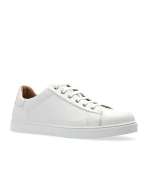 GIANVITO ROSSI Leather Lace-up Sneakers