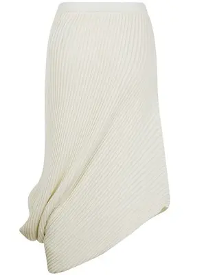 Issey Miyake Stream Knitted Midi Skirt - No