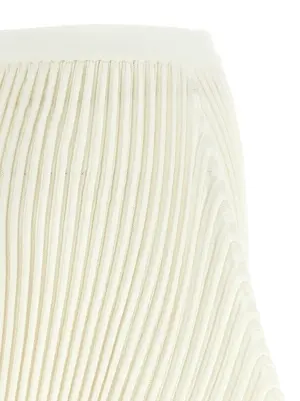 Issey Miyake Stream Knitted Midi Skirt