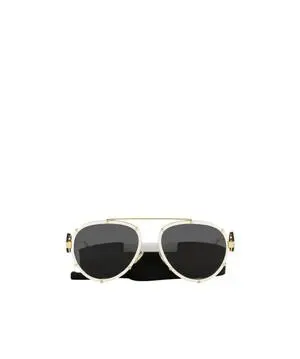 Versace Aviator Frame Sunglasses - Black