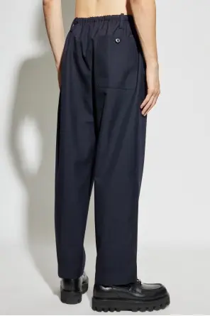 Dries Van Noten Drawstring Waist Casual Trousers - Black