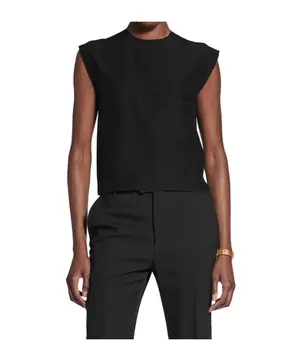 Balenciaga Sleeveless T-shirt With Allover License Artwork
