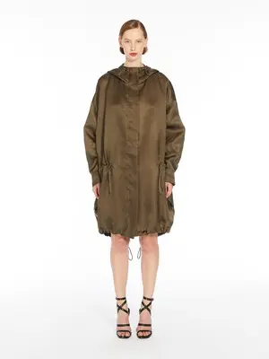 Max Mara Drawstring Hooded Coat