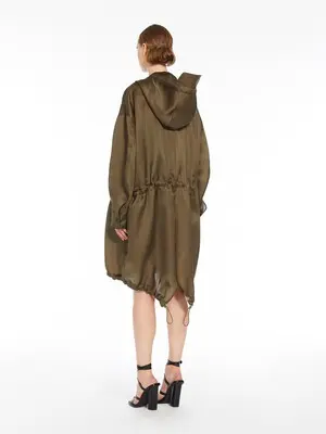 Max Mara Drawstring Hooded Coat