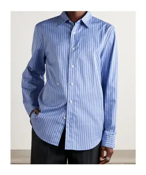 Aimé Leon Dore Striped Cotton-poplin Long Sleeve Shirt
