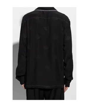 Dolce & Gabbana Dolce Gabbana Contrast-stitch Long-sleeved Pajamas Top