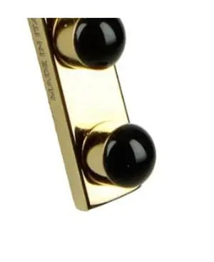 Celine Gold Logo Detail Earrings