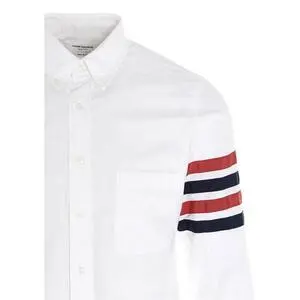 Thom Browne 4-bar Stripe Shirt - White
