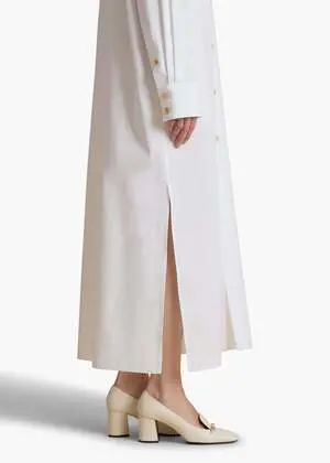 Khaite Wyatt Maxi Shirt Dress
