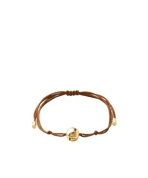 Fendi Sphera Embellished Bracelet - Brown