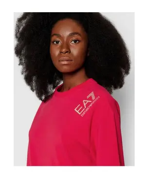 EA7 Logo Detail Sweatshirt - Red
