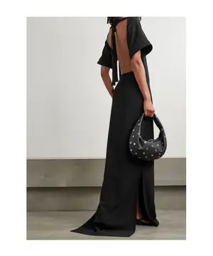 16Arlington Clelia Open-back Crepe Gown