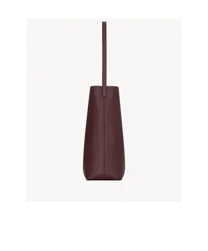 Saint Laurent Large Snap Tote - Mulled Wine