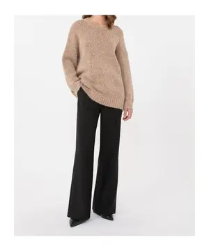 Max Mara High-waisted Pleated Trousers - Black