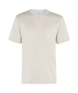 Eleventy Contrast Trim T-shirt - No