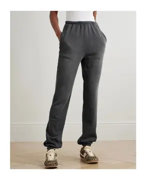 RE/DONE Hanes Cotton-blend Jersey Track Pants