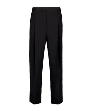 Dolce & Gabbana Tailored Straight Leg Trousers - Black