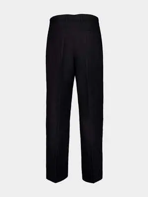 Dolce & Gabbana Tailored Straight Leg Trousers - Black