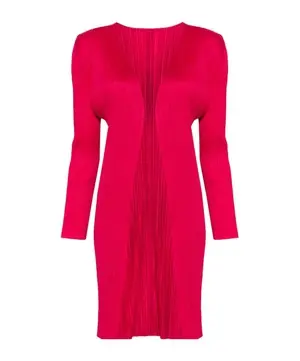 PLEATS PLEASE BY ISSEY MIYAKE Long-sleeved Cardigan