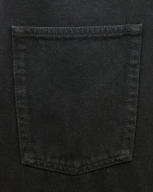 Saint Laurent Mid-rise Relaxed Slim Jeans - Charcoal Black