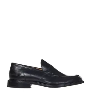 TRICKER'S Almond Toe Leather Loafers