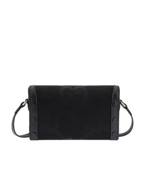 Gucci Horsebit 1955 Jumbo Gg Mini Messenger Bag - Black