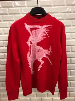 Givenchy Graphic Print Knit Pullover