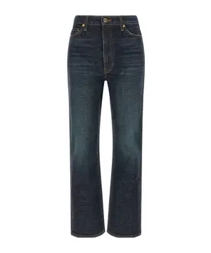 Khaite Abigail Straight-leg Jeans - Black