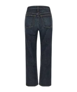 Khaite Abigail Straight-leg Jeans - Black