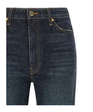 Khaite Abigail Straight-leg Jeans - Black
