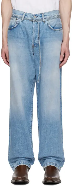 Acne Studios Loose Fit Straight Leg Jeans